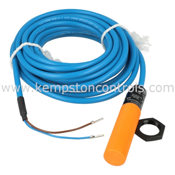 IFM KG5079 IFM CAPACITIVE NAMUR SENSOR, M18, 8MM SENSING RANGE, NON-FLUSH, NORMALLY CLOSED, 6M ...