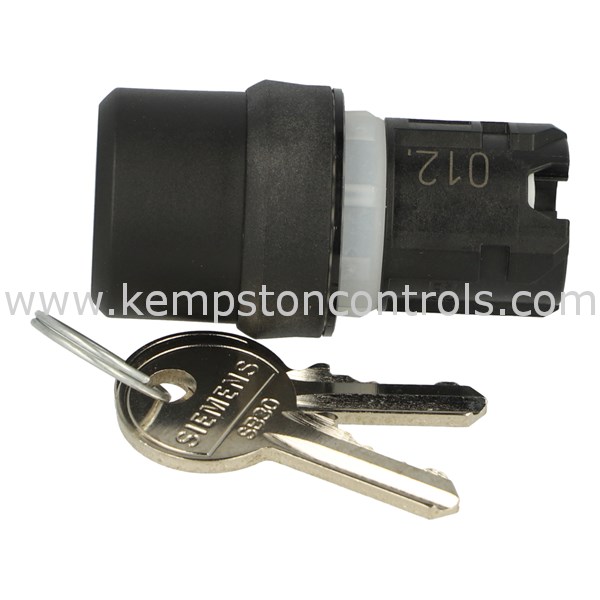 Siemens 3SU1000-4BC01-0AA0 SIEMENS RONIS KEY-OP. SWTCH, 22MM, RND ...