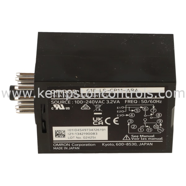 Omron 61F-LS-CP11-ARA OMRON FLOATLESS LEVEL SWITCH, PLUG-IN, 11 PINS ...