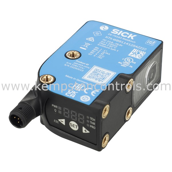 Sick KTX-WB9114125AZZZZ SICK CONTRAST SENSOR, 13MM RANGE, PUSH PULL LO ...