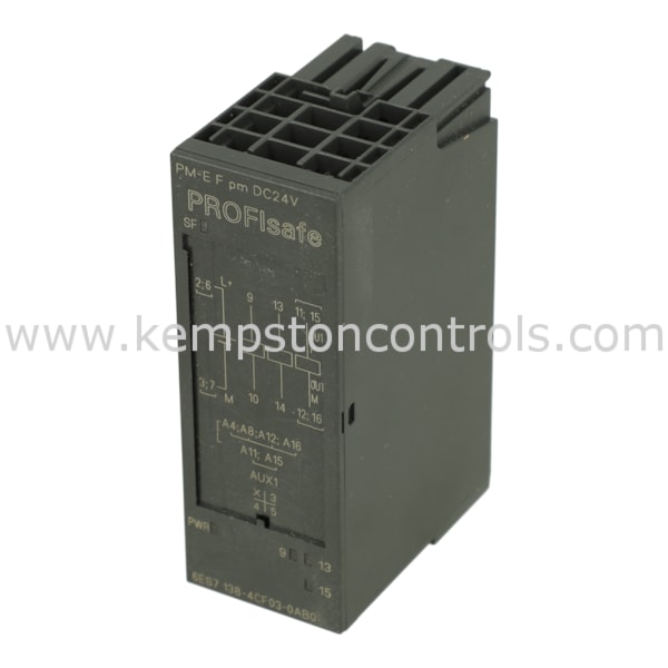 Siemens 6ES7138-4CF03-0AB0 SIEMENS ET200S, POWERMOD. PM-E F PM, DC24V ...