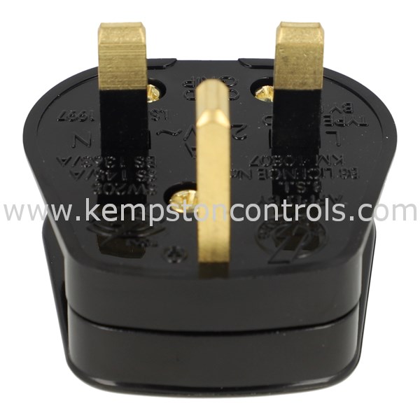 Scolmore PA330 SCOLMORE RESILIENT PLUG TOP, 13A, 250V 50HZ, BAR GRIP ...