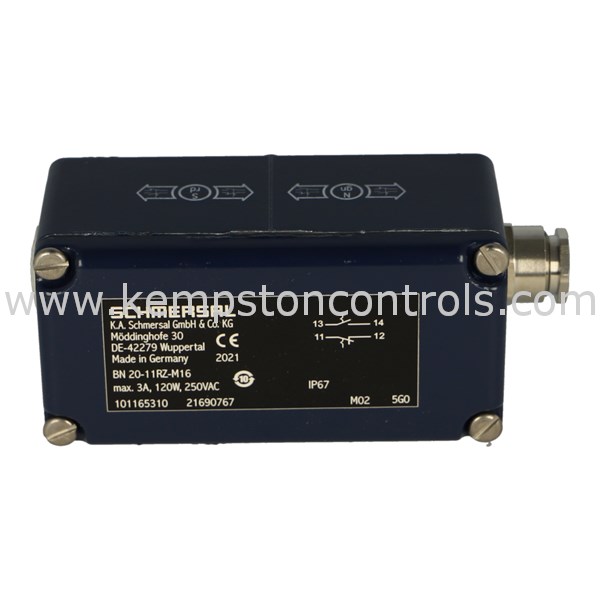 Schmersal BN20-11RZ-M16 SCHMERSAL MAGNETIC REED SWITCH, 2CO, ALUMINIUM ...