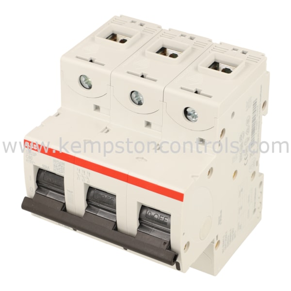 ABB 2CCG001232R0001 ABB MINIATURE CIRCUIT BREAKER, 3 POLE, 80A, C CHARACTERISTIC, 50KA ...