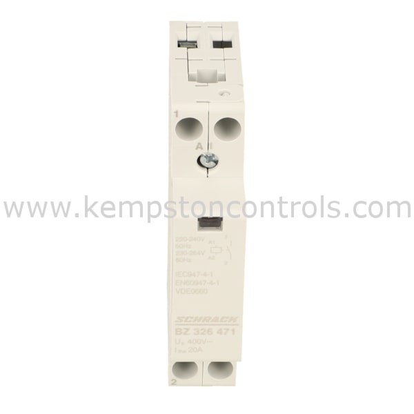 Schrack BZ326471 SCHRACK MODULAR CONTACTOR 20A, 1 NO, 230VAC, 1MW ...