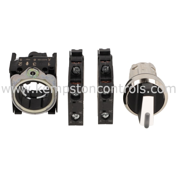 Siemens 3SU1150-2BL60-1LA0 SIEMENS SELECTOR SWITCH, ILLUMINABLE 22MM, ROUND, METAL, SHINY, WHITE ...