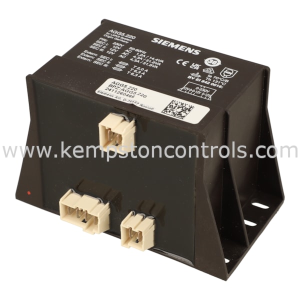 Siemens Burners AGG5.220 SIEMENS SMART INFRASTRUCTURE MAINS TRANSFORMER ...