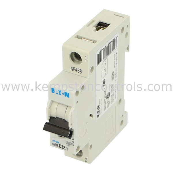 Eaton Moeller MMCM-C32/1 MOELLER MCB 32A C 10KA 1POLE | Kempston Controls