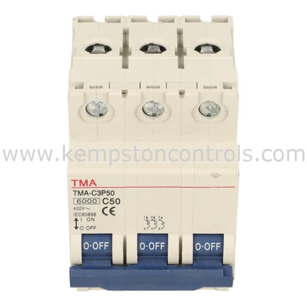 TMA TMA-C3P50 TMA MINIATURE CIRCUIT BREAKER, 3POLE, 50AMP, C TYPE ...