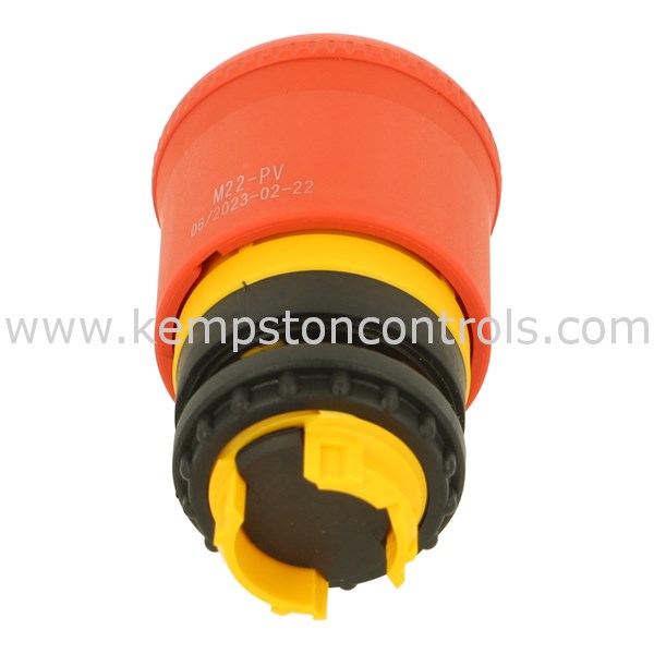 Eaton Moeller M22-PV MOELLER EMERGENCY STOP PUSHBUTTON, 38MM, NON-ILLUMINATED, PULL-TO-RELEASE ...