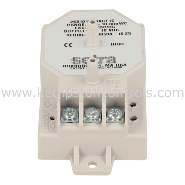 GEMS 2651010DBACT1C GEMS/SETRA BIDIRECTIONAL PRESSURE TRANSDUCER, +/-10 ...