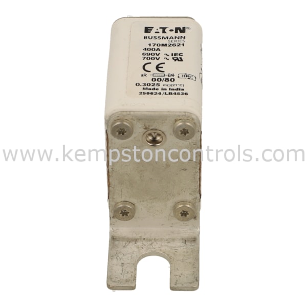 Bussmann 170M2621 BUSSMANN SQUARE BODY FUSE, 400A,, 660V 400A 00/80 ...