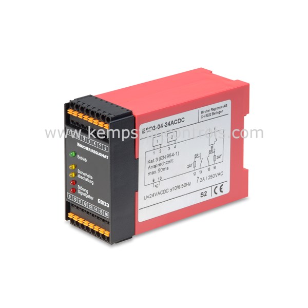 Bircher ESD3-03-24ACDC REGLOMAT SWITCHING UNIT DIN HOUSING SAFETY ...