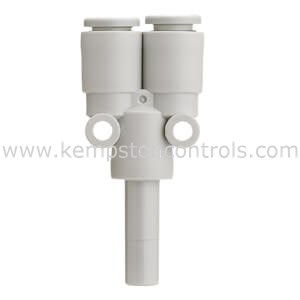 SMC KQ2U06-99A KQ2U*-99, ONE-TOUCH FITTING WHITE COLOR - PLUG-IN “Y ...
