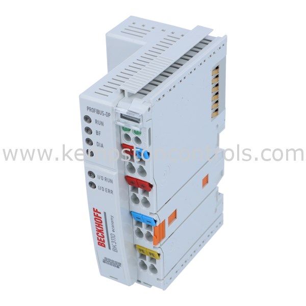 Beckhoff BK3110. BECKHOFF BUS COUPLER, PROFIBUS DP, 64 TERMINALS, 256 ...