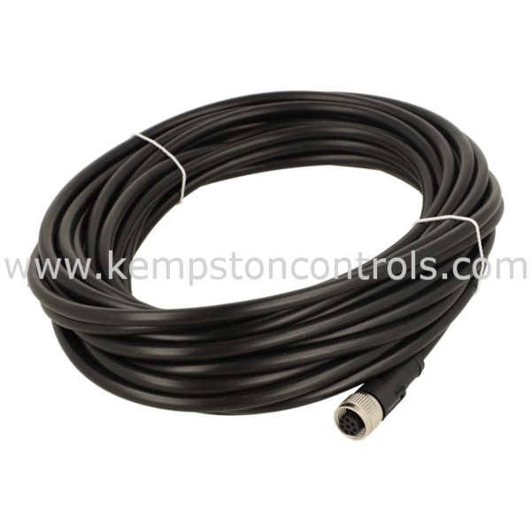 Euchner 100178 EUCHNER CONNECTOR CABLE, M12, FEMALE, STRAIGHT, 8 PIN ...