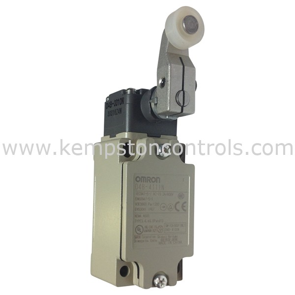 Omron D4B-4111N.1 LIMIT SWITCH ROLLER LEVER 17.5MM DIA 10A | Kempston Controls