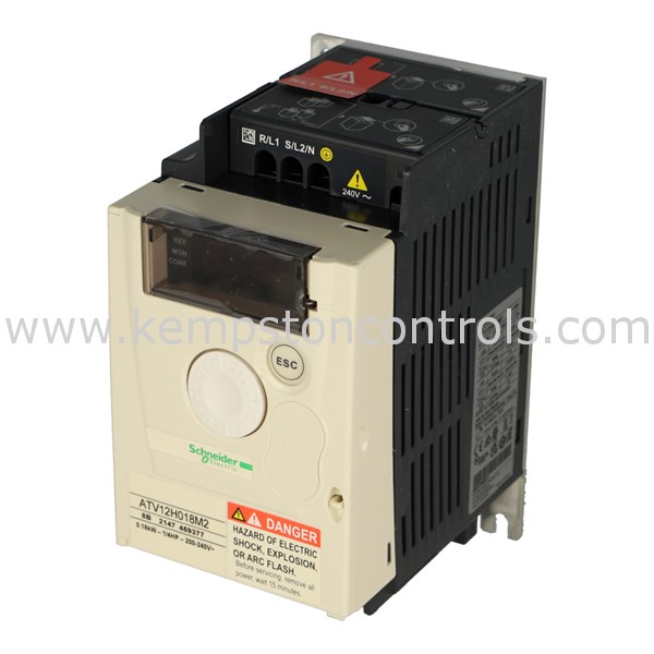 Schneider ATV12H018M2 SCHNEIDER VARIABLE SPEED DRIVE, 0.18KW, 0.25HP ...