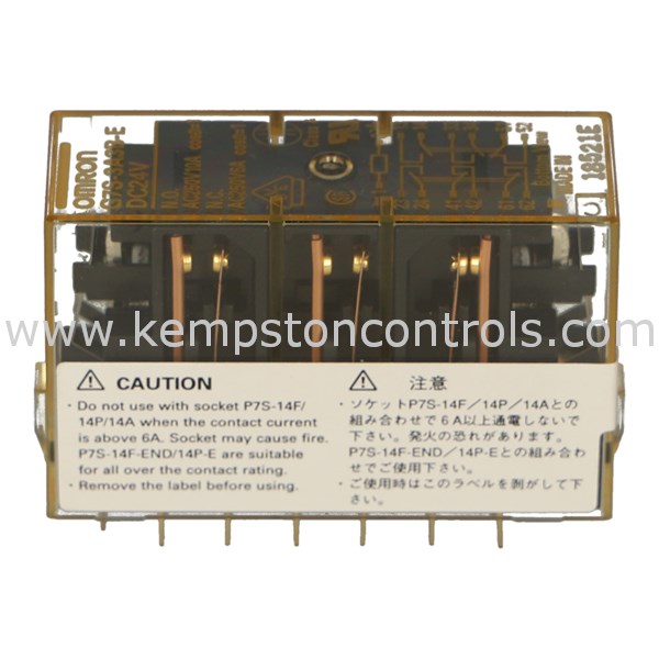 Omron G7S-3A3BE 24VDC OMRON SAFETY RELAY, 24VDC, 10A, PLUG-IN, 3PST-NO ...