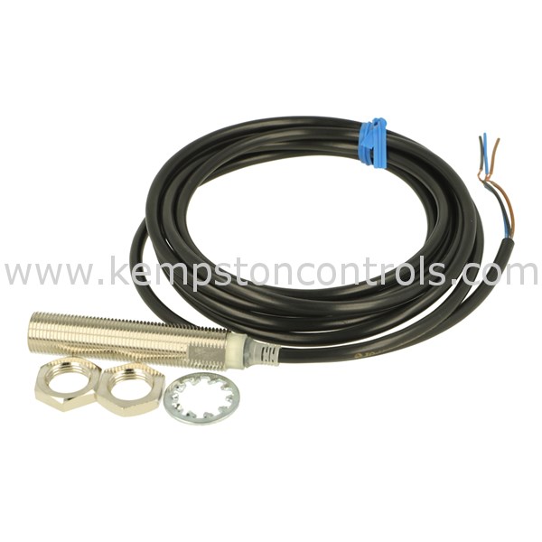 Omron E2E-X4B1TL12 2M OMRON INDUCTIVE SENSOR, M12, 4MM RANGE FLUSH, PNP NO, 2M CABLE, IO-LINK ...