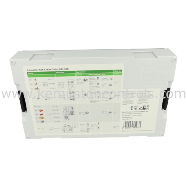 WAGO 887-960 WAGO L-BOXX MINI INSTALLER SELECTION CASE 195 PCS ...