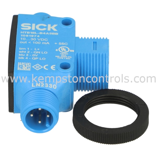Sick HTB18L-B4A5BB SICK HYBRID PHOTOELECTRIC SENSOR, H18 SURE SENSE ...