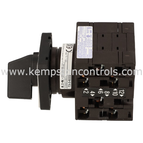 Eaton Moeller T3-3-8222/E MOELLER CHANGEOVER SWITCH, 6 CONTACTS, 32A ...