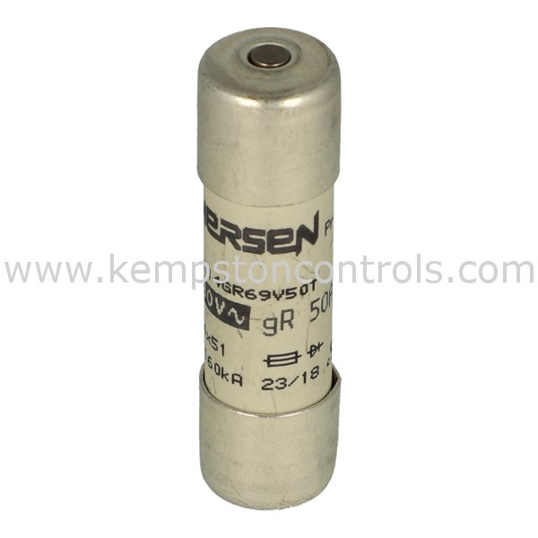 Mersen T1017192 MERSEN PROTISTOR FUSE, 50A, SIZE:14X51, GR TYPE, 690VAC ...