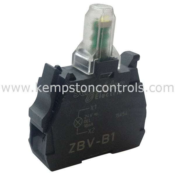 Schneider ZBVB1 SCHNEIDER LED LAMP BODY 24V WHITE | Kempston Controls
