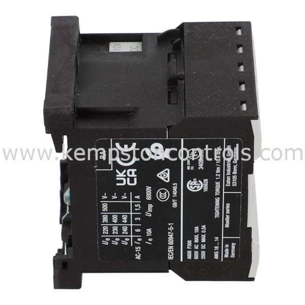 Eaton Moeller DILER-22-G-C(110VDC) MOELLER CONTACTOR RELAY, 110 V DC, 2 ...