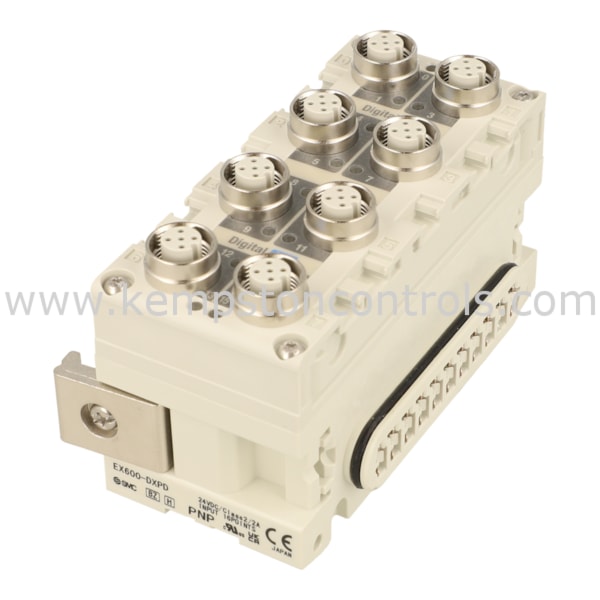 SMC EX600-DXPD SMC EX600 DIGITAL INPUT UNIT, PNP, 8XM12(5PINS), 16 ...