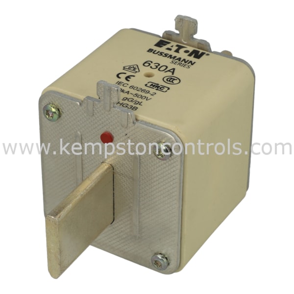Bussmann 630NHG3B BUSSMANN NH FUSE, 630A, 500V, GG/GL, SIZE 3, FUSE ...