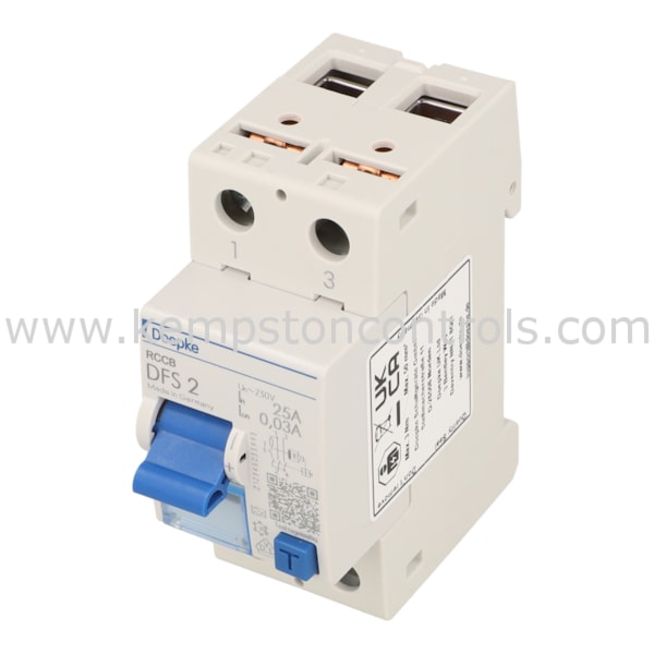 Doepke DFS2-025-2/0.03-A DOEPKE RCCB, 25A, 2 POLE, 30MA, TYPE A ...