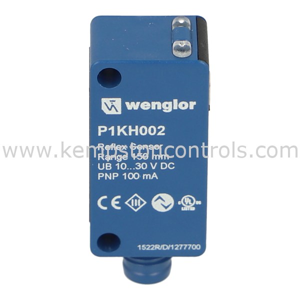 Wenglor P1KH002 WENGLOR PHOTOELECTRIC SENSOR, DIFFUSE, BGS, 150MM RANGE ...
