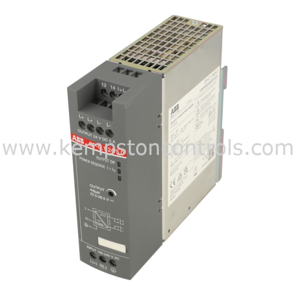 ABB 1SVR360563R1001 ABB POWER SUPPLY 100-240VAC INPUT, 24VDC OUTPUT, 5A, 120W | Kempston Controls