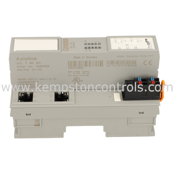 Phoenix 2688899 PHOENIX PLC EXPANSION MODULE FOR USE WITH AXIOLINE ...