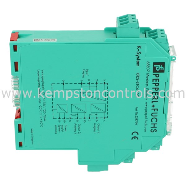 Pepperl + Fuchs KFD2-STC4-1.2O P+F SMART TRANSMITTER POWER SUPPLY, 1 CHANNEL SIGNAL CONDITIONER ...