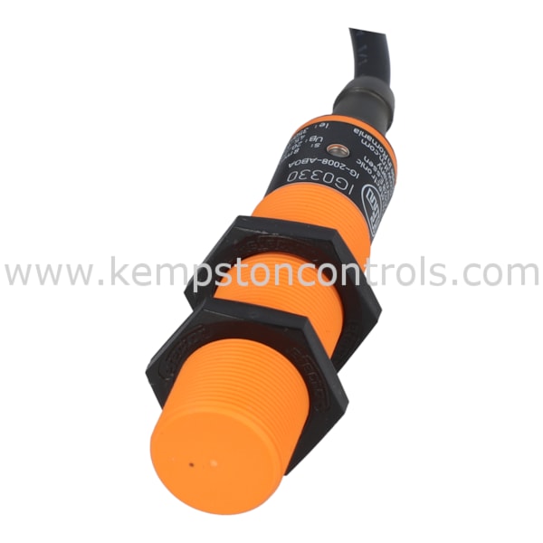 IFM IG0330 IFM INDUCTIVE SENSOR, NO, SN 8MM, M18X1/L=80MM, 20...250 AC ...