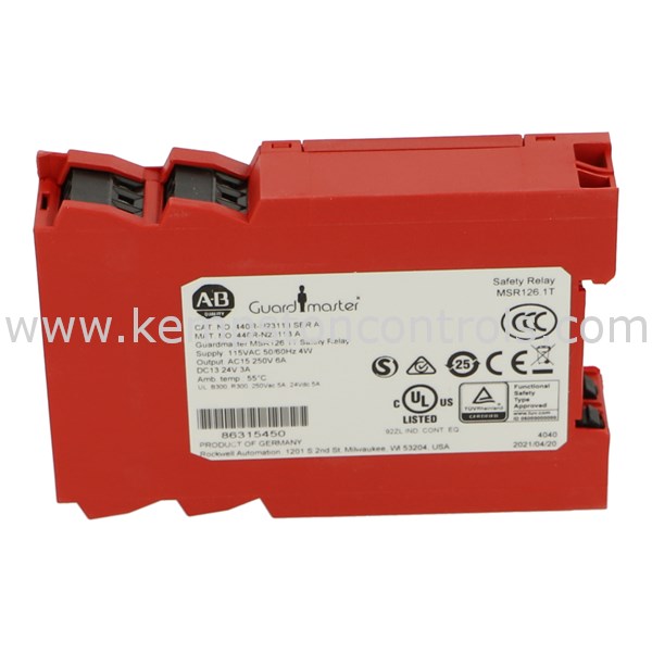 Guardmaster 440R-N23113 GURADMASTER SAFETY RELAY 110VAC | Kempston Controls