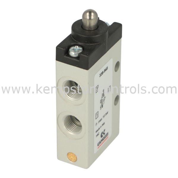 Camozzi 338-945 CAMOZZI MECH VALVE-3/2 NC-1/8-PLUNGER-SR | Kempston ...
