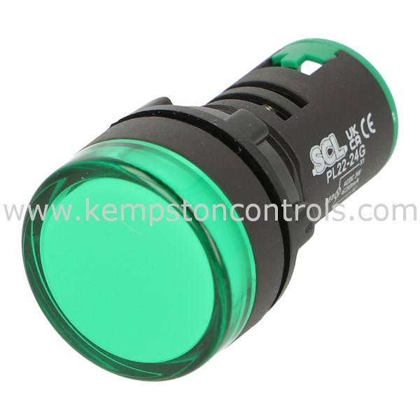 Panel Essentials PL22-24G SCL 22MM LED INDICATOR 24ACDC GREEN ...