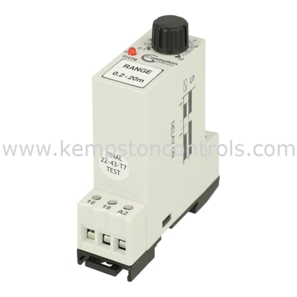 Crompton Controls TI179 CROMPTON CONTROLS DELAY ON ELECTRONIC TIMER TO ...