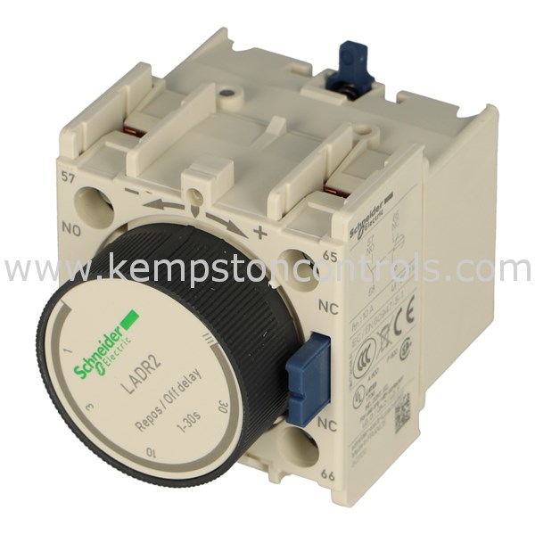 Schneider LADR2 SCHNEIDER TIME DELAY AUX CONTACT BLOCK OFF-DELAY 0.1 ...