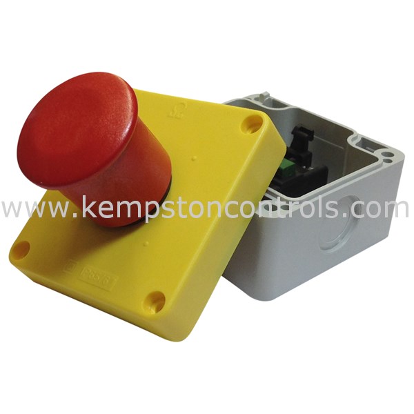 IMO BG10P45-11 EMERGENCY STOP STATION 40MMRED BUTTON, YELLOW FACE,PULL ...