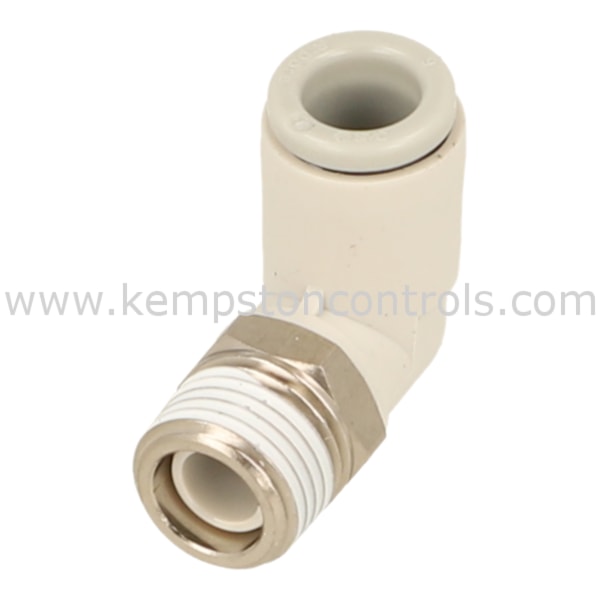 SMC KQ2L06-01NS SMC KQ2L, ONE-TOUCH FITTING WHITE COLOR - MALE ELBOW | Kempston Controls