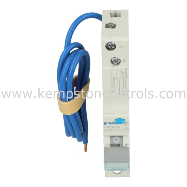 Terasaki TD3RCBO103230MA1BA TERASAKI RCBO, 32A, SINGLE POLE, 10KA, 30MA ...
