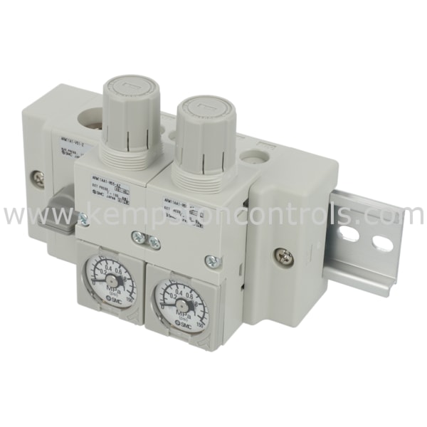 SMC ARM11AA1-258-LZ SMC COMPACT MANIFOLD REGULATOR, 2 STATIONS, UPPER ...