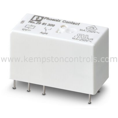 Phoenix 2961309 PHOENIX CONTACT PCB MOUNT POWER RELAY, 12V DC COIL, 16A ...