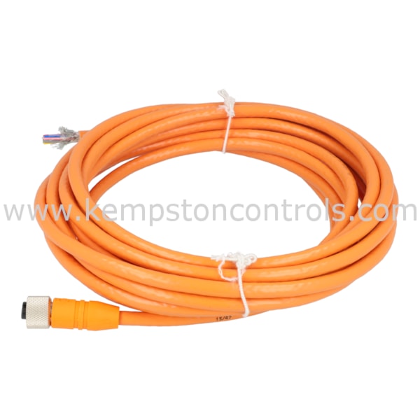 Euchner 077751 EUCHNER CONNECTOR CABLE, M12 FEMALE STRAIGHT, 8 PIN, 5M ...