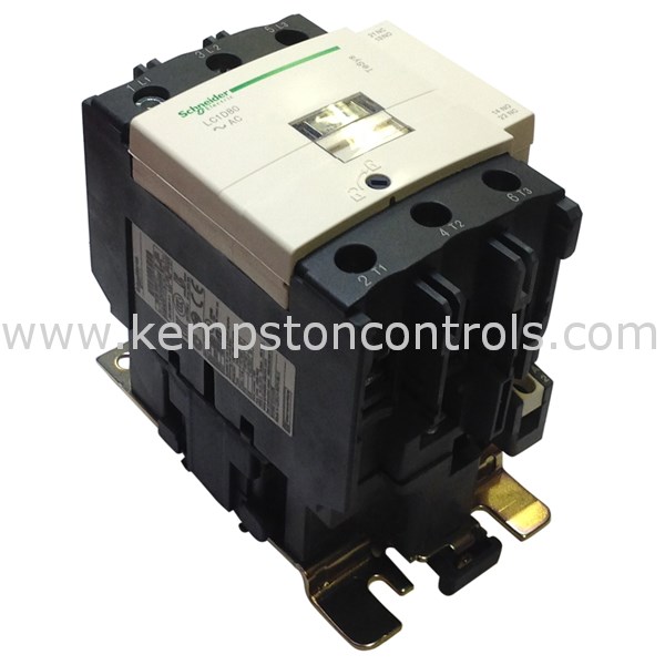Schneider LC1D80F7 SCHNEIDER CONTACTOR 80A 1N/O 1N/C 110V 50/60HZ ...